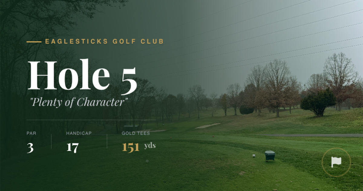 Hole Five - EagleSticks Golf Club