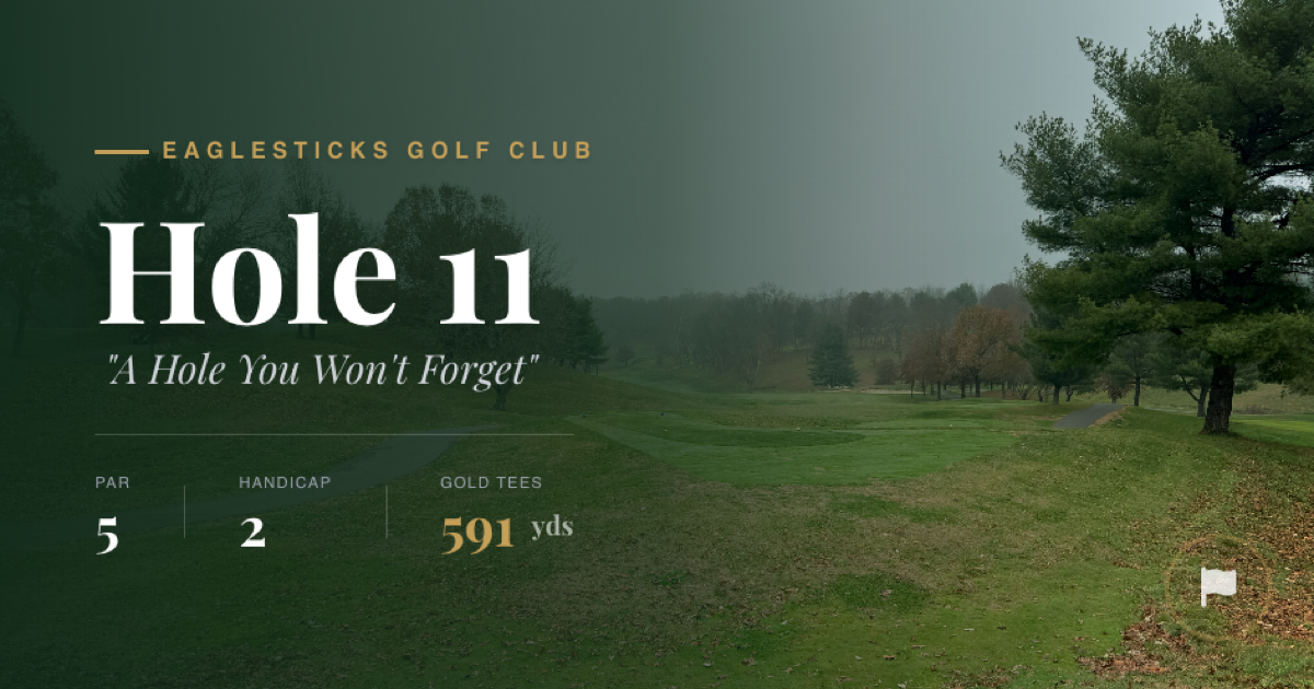 Hole Eleven - EagleSticks Golf Club
